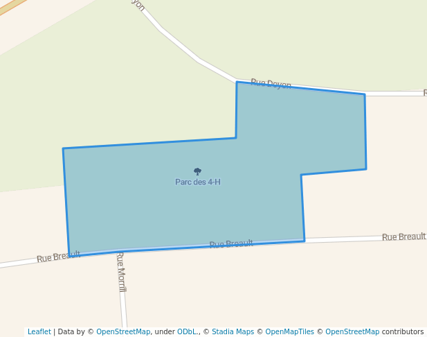 Parc des 4-H in Val-des-Sources | Map and Routes