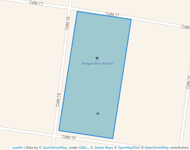 Parque de la Amalia in Mérida | Map and Routes