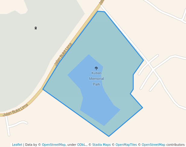 Kutien Memorial Park in Sibu | Map and Routes