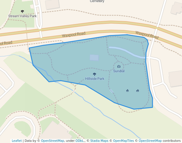 Hillside Park in Ashburn | Map and Routes