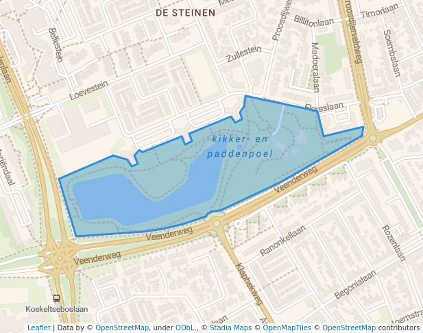 Proosdijpark in Ede | Map and Routes