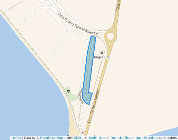 Parque del Paquebote in San Javier | Map and Routes