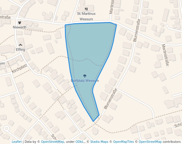 Dorfplatz Wessum in Ahaus | Map and Routes