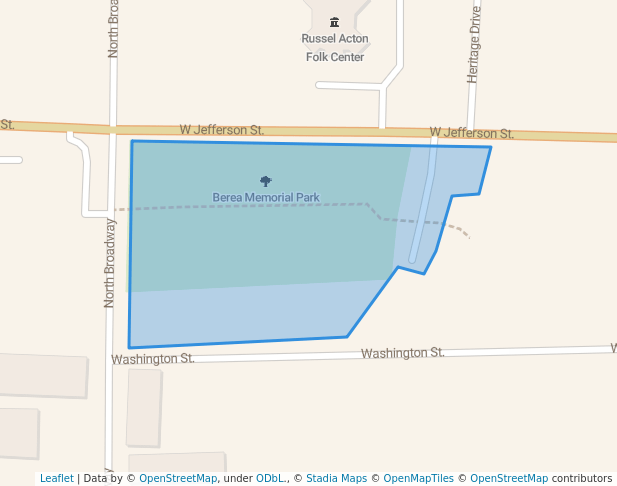 Berea Memorial Park in Berea | Map and Routes