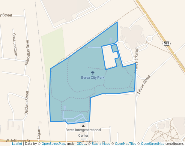 Berea City Park in Berea | Map and Routes