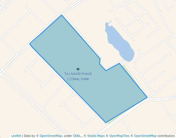 Taj Nagri Phase 2 Zonal Park in Agra | Map and Routes