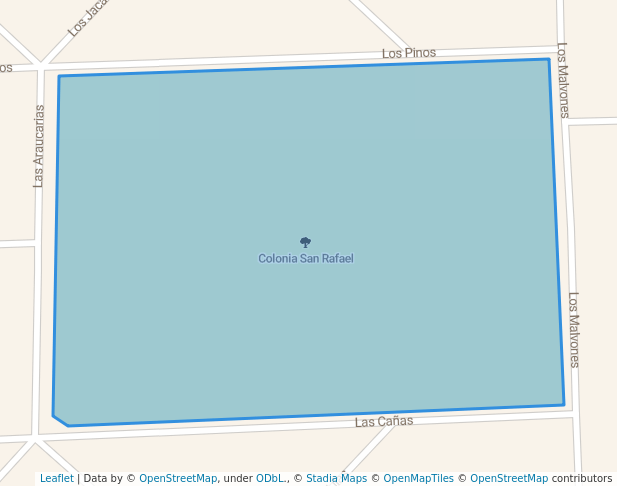 Colonia San Rafael in Villa Fournier | Map and Routes