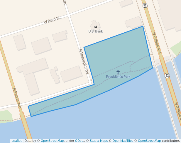 President's Park in Dixon | Map and Routes