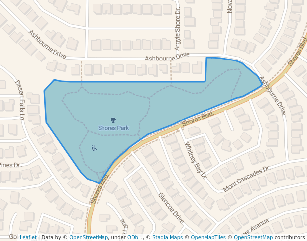 Shores Park in Rockwall | Map and Routes