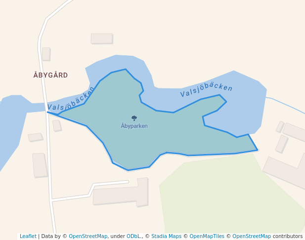 Åbyparken in Valbo | Map and Routes