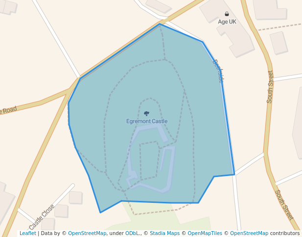 Egremont Castle in Egremont | Map and Routes