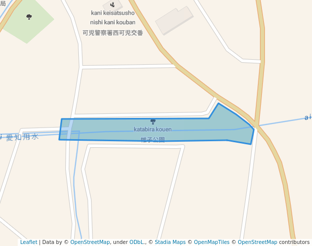 帷子公園 in Kani | Map and Routes