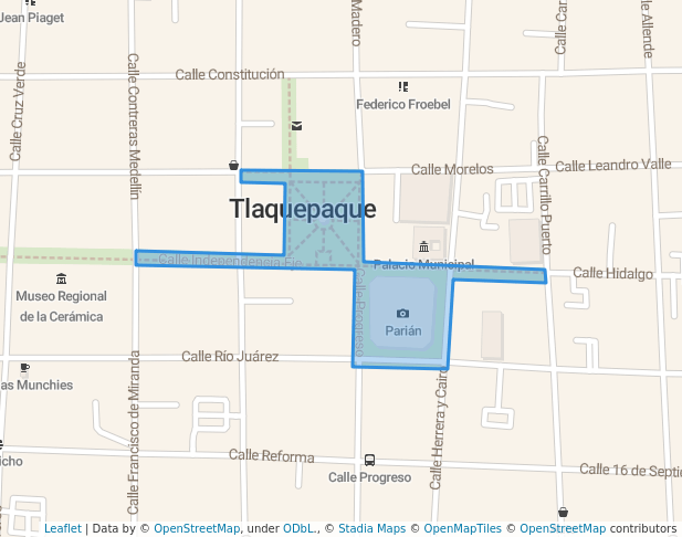 Zona turistica Parian de San Pedro Tlaquepaque in San Pedro Tlaquepaque ...