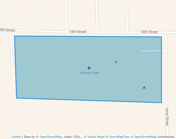 Hillcrest Park in Sioux City | Map and Routes