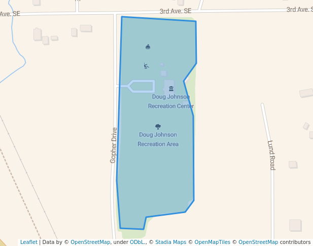 Doug Johnson Recreation Area in Cook | Map and Routes