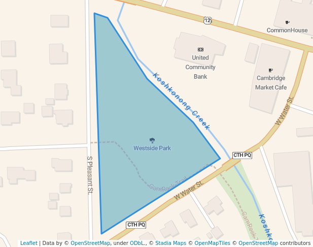 Westside Park in Cambridge | Map and Routes