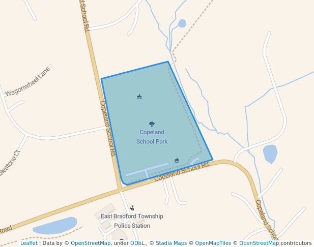 Copeland School Park in West Chester | Map and Routes