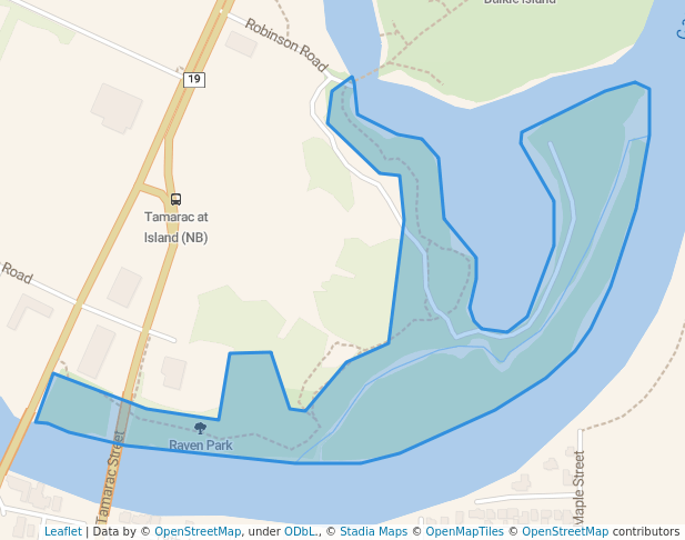 Raven Park in Campbell River | Map and Routes