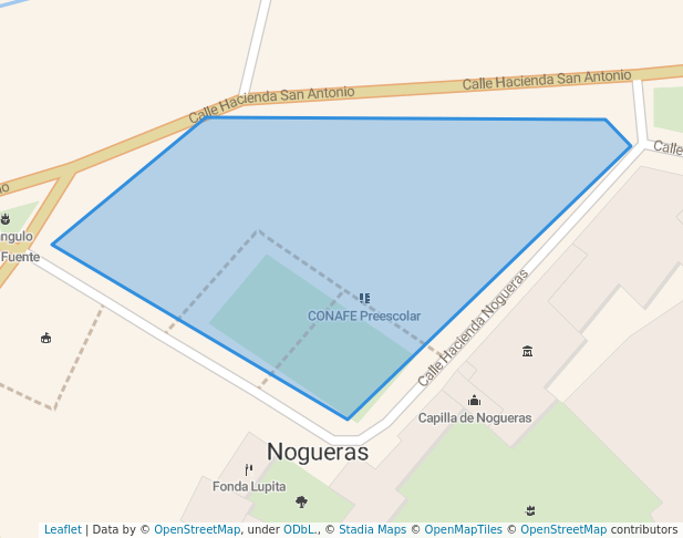 Jardín Nogueras in Comala | Map and Routes