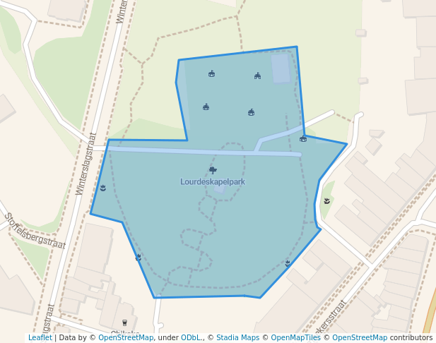 Lourdeskapelpark in Genk | Map and Routes