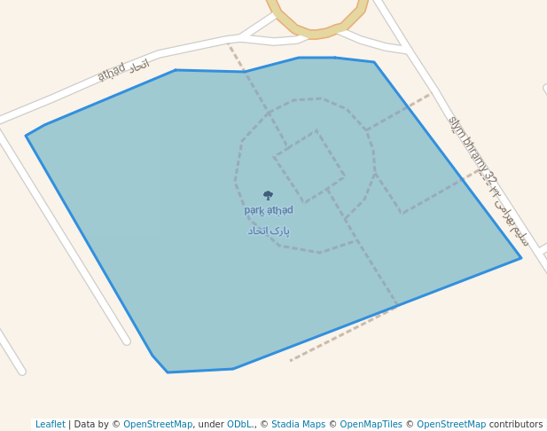 پارک اتحاد in Sari | Map and Routes