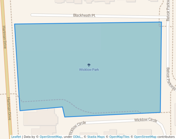 Wicklow Park in Darch | Map and Routes