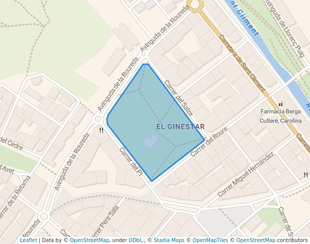 Parc de Can Ginestar in Viladecans | Map and Routes