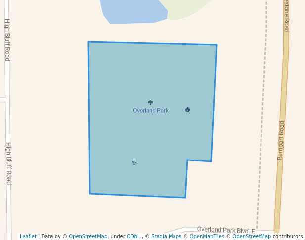 Overland Park in Jacksonville | Map and Routes