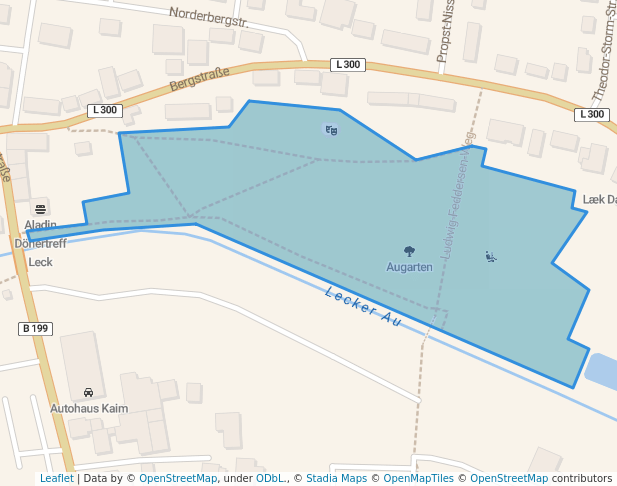 Augarten in Leck | Map and Routes