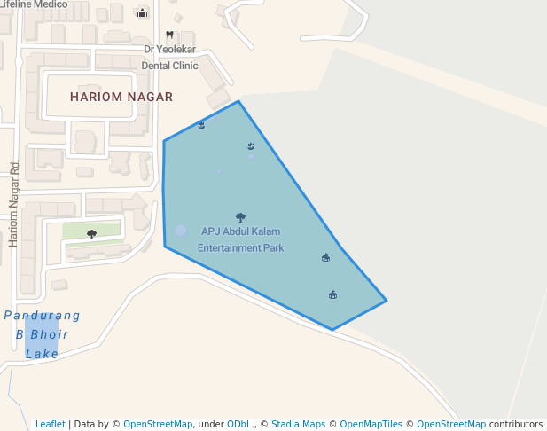APJ Abdul Kalam Entertainment Park in Thane | Map and Routes