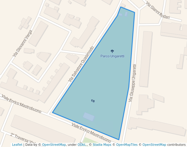 Parco Ungaretti in Castellaneta | Map and Routes