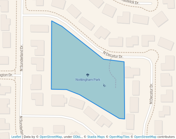 Nottingham Park in Boise | Map and Routes