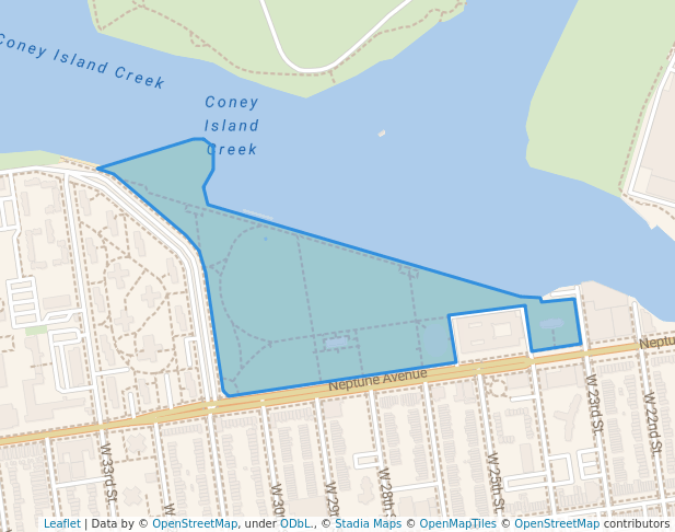 Kaiser Park in New York | Map and Routes