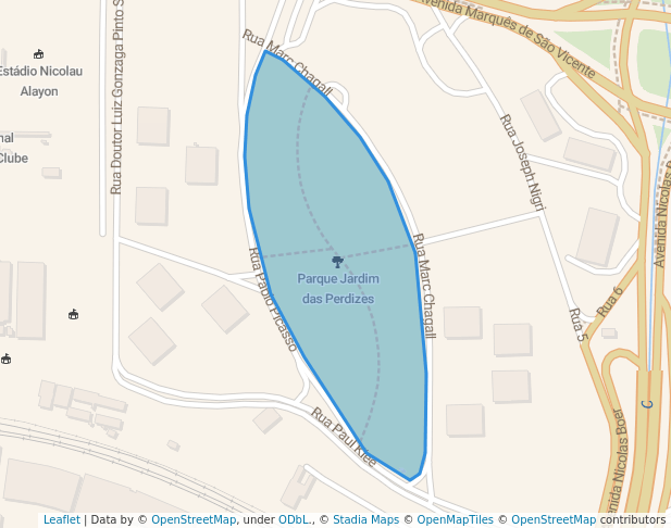 Parque Jardim das Perdizes in São Paulo | Map and Routes