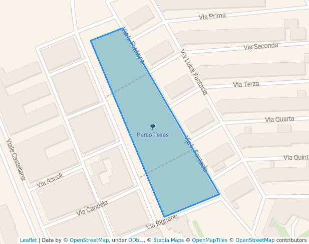 Parco Texas in San Severo | Map and Routes