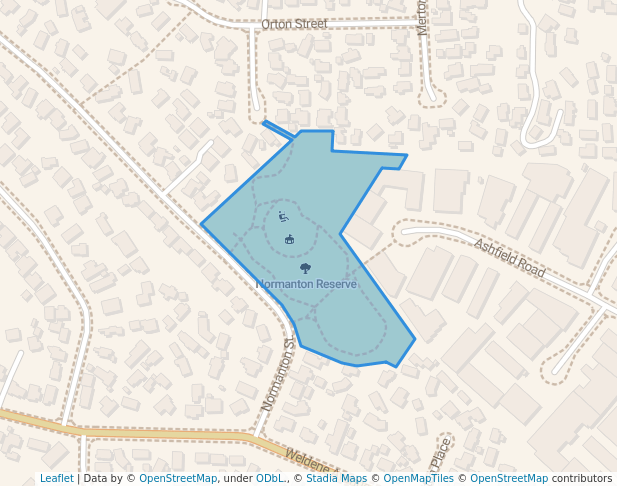 Normanton Reserve in Auckland | Map and Routes