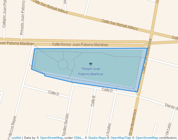 Parque Juan Palomo In Ciudad De México Map And Routes