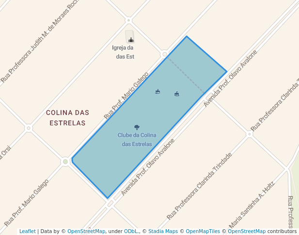 Clube da Colina das Estrelas in Tatuí | Map and Routes
