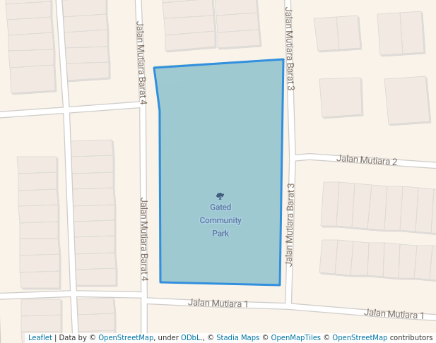 Gated Community Park in Kuala Lumpur | Map and Routes