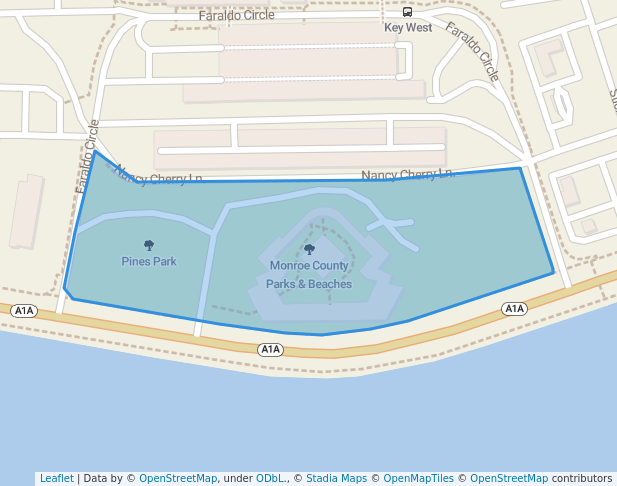 Monroe County Parks & Beaches in Key West | Map and Routes