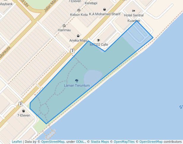 Laman Teruntum in Kuantan | Map and Routes