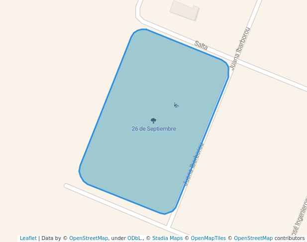 26 de Septiembre in Pergamino | Map and Routes