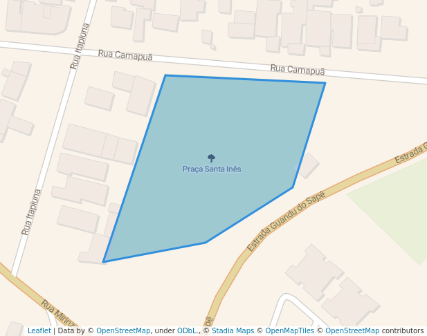 Praça Santa Inês in Rio de Janeiro | Map and Routes