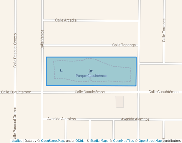 Parque Cuauhtémoc in Ciudad Obregón | Map and Routes