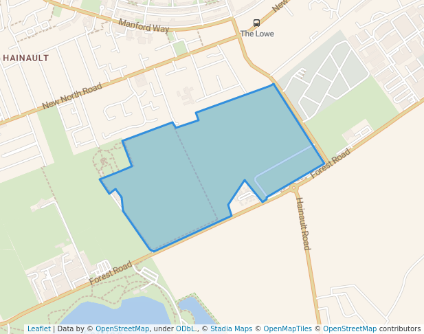 Hainault Recreation Ground in Ilford | Map and Routes