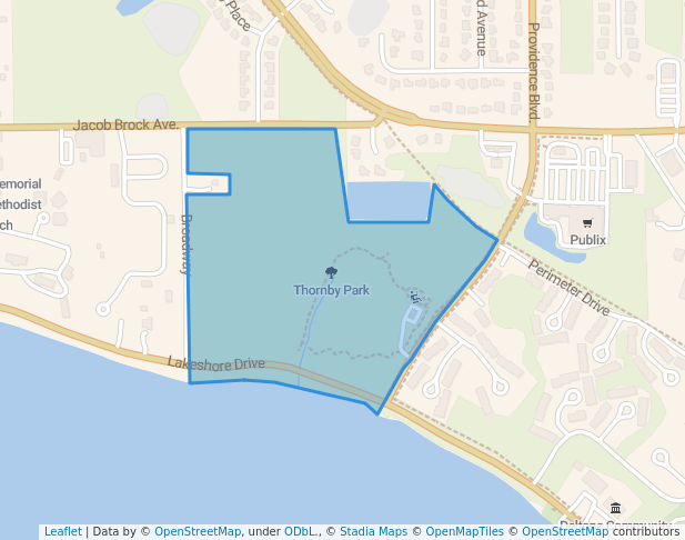 Thornby Park in Deltona | Map and Routes