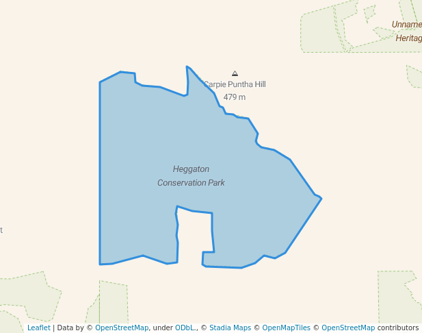 Heggaton Conservation Park in Mangalo | Map and Routes