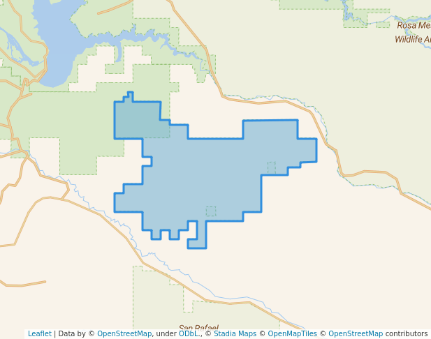 Frances Mesa ACEC in Blanco | Map and Routes