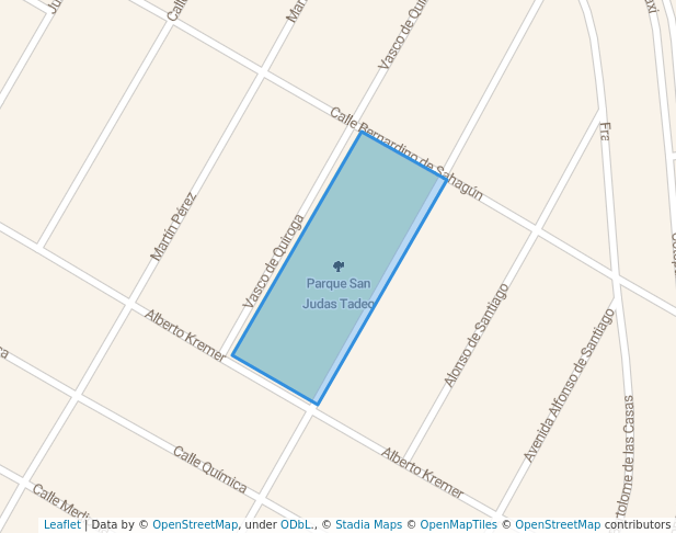 Parque San Judas Tadeo in Guasave | Map and Routes