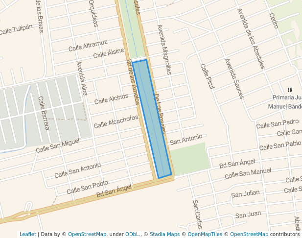 Parque los Amelos in Culiacán Rosales | Map and Routes